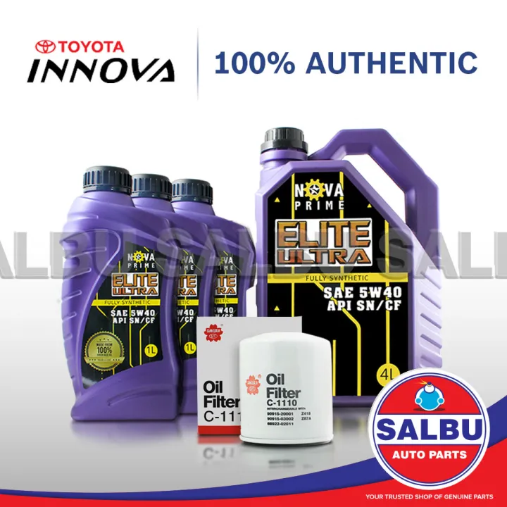 CHANGE OIL FOR TOYOTA INNOVA 2005-2016 | Lazada PH