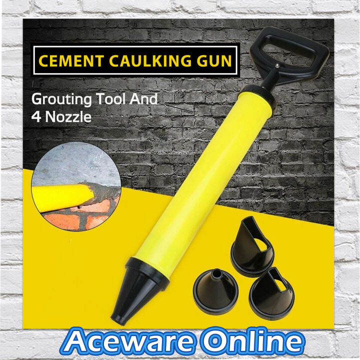 Caulking Gun Cement Lime Pump Grouting Mortar Sprayer Applicator Tool ...