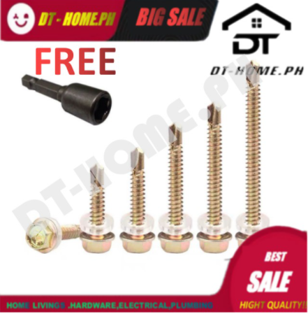 PER BOX --- BRASS TEX SCREW FOR WOOD AND METAL/TEX SCREW FREE TEX SCREW ...