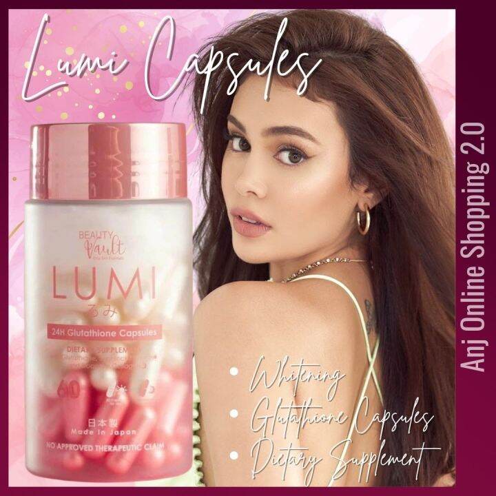 Lumi Capsules Beauty Vault Dietary Supplement With 24H Glutathione ...
