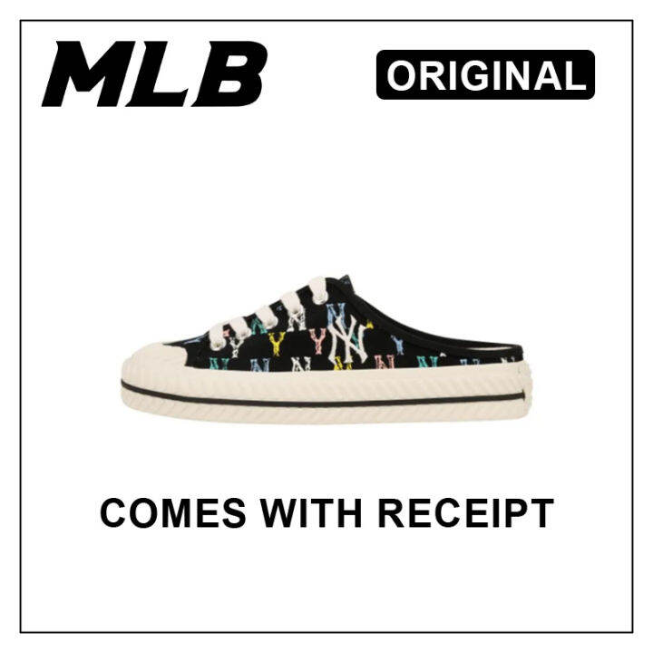 AUTHENTIC SHOES MLB PLAYBALL MULE MONOGRAM SNEAKERS 32SHSM111/50L ...