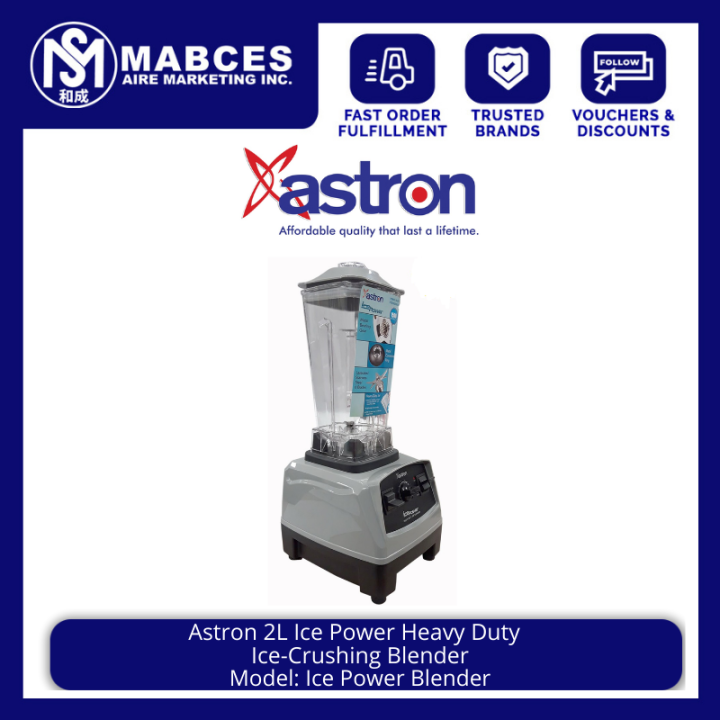 Astron 2L Ice Power Heavy Duty Ice-Crushing Blender | Lazada PH