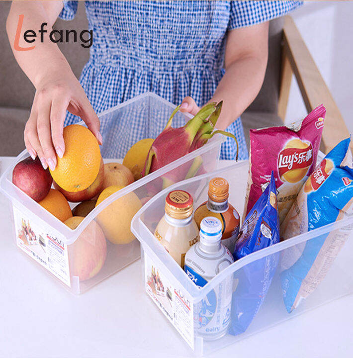 Lefang Refrigerator Organizer Bins Stackable Fridge Organizers With