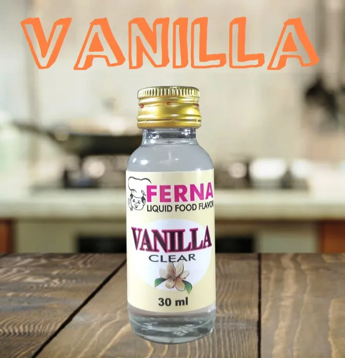 Ferna Liquid Food Flavor VANILLA CLEAR 30ml | Lazada PH