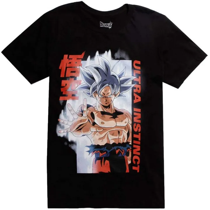 เสื้อยืดผู้ชาย Hot Topic Dragon Ball Super Goku Ultra Instinct T-Shirt ...