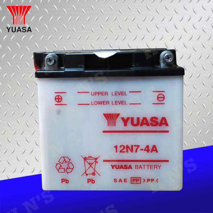 Yuasa 12N7-4A Motorcycle Battery ( Made In Indonesia ) | Lazada PH