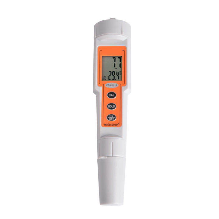 LCD Digital Water PH Tester Temperature Meter with ATC Portable Water ...