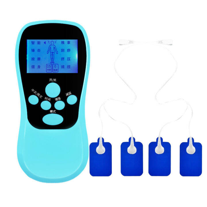 Dual Channel TENS EMS Unit 8 Modes 15 Intensity Muscle Stimulator for ...