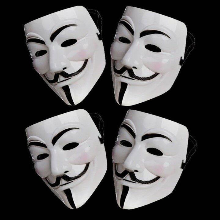 venicenight Anonymous Hacker V for Vendetta Master Face Mask Fancy ...