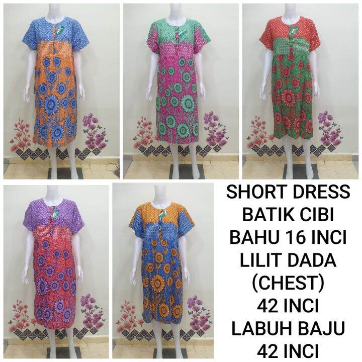 SHORT DRESS BATIK NEW DESIGN | Lazada