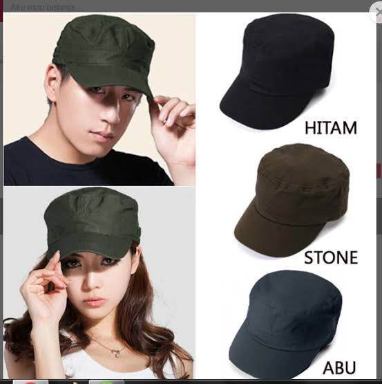 Topi Komando Pria / Topi Army Komando / Topi Komando Polos | Lazada ...