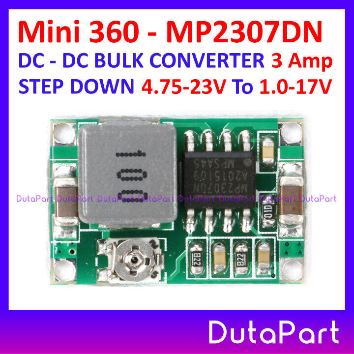 5 PCS Mini 360 Step Down 3A MP2307 DC-DC Bulk Regulator Adjustable ...