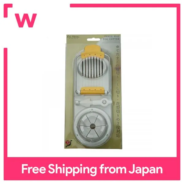 [KAI] Egg Cutter SELECT100 Series DH7130|Boiled Eggs Cut Into Rounds, 6 Equal Wedges or Forets ...