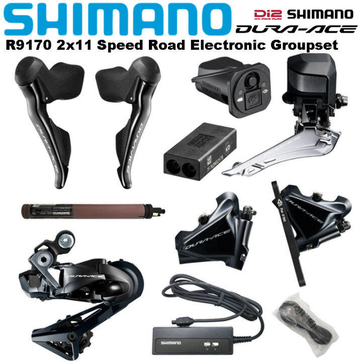 Shimano Dura Ace R9170 Di2 2x11 Speed Groupset Road Bicycle Electric ...