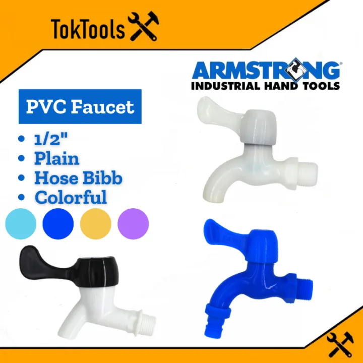 PVC Faucet Colorful Plastic Hose Bibb For Kitchen Sink And Bathroom ...
