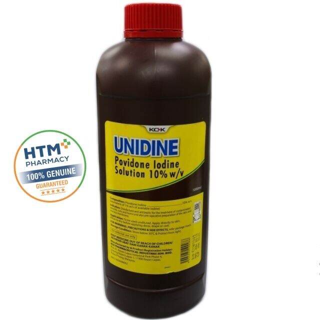 UNIDINE SOLUTION 10% 1L | Lazada