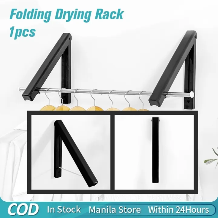 Reliable Hardware Clothes Drying Rack Wall Mounted Folding Laundry ...