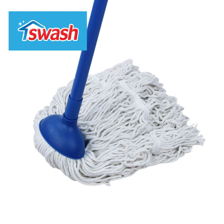 SWASH Dolly Cotton Mop - สวอช ม็อบถูพื้นเย็บชาย ไม้ม็อบ ไม้ถูพื้น ม็อบ ...