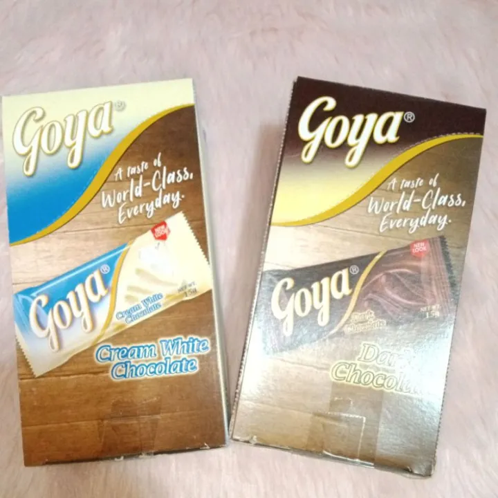 【In Stock】 GOYA DARK AND WHITE CHOCOLATE.(2+1) | Lazada PH