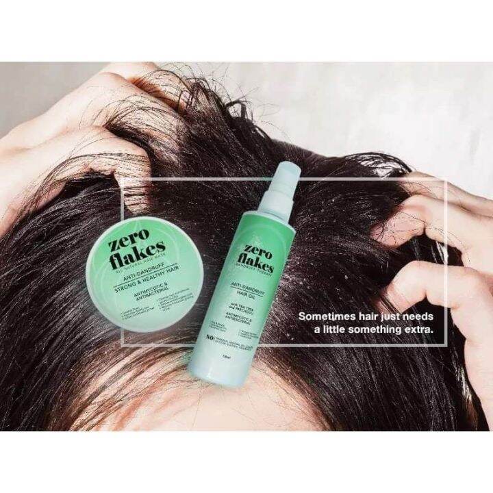 ZERO FLAKES HAIR MASK HAIR OIL DANDRUFF THERAPY | Lazada PH