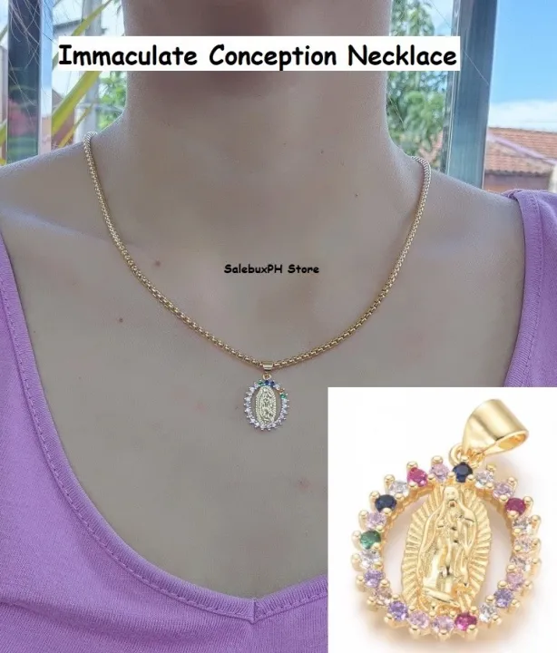 Immaculate Conception Vermeil Gold-Filled of 18K Gold Non Fading Non ...
