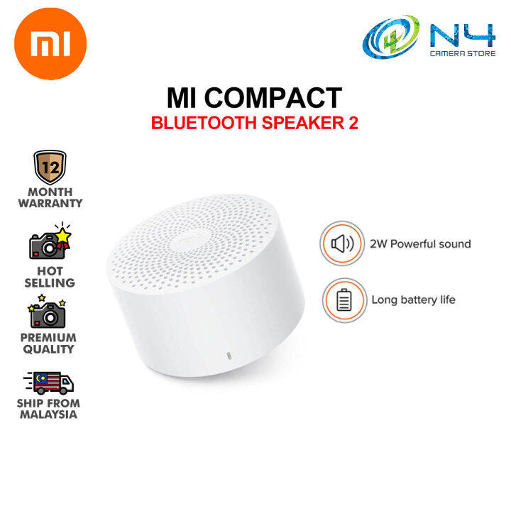 Xiaomi Mi Compact Bluetooth Speaker 2 Global Version Mini Size Speaker ...