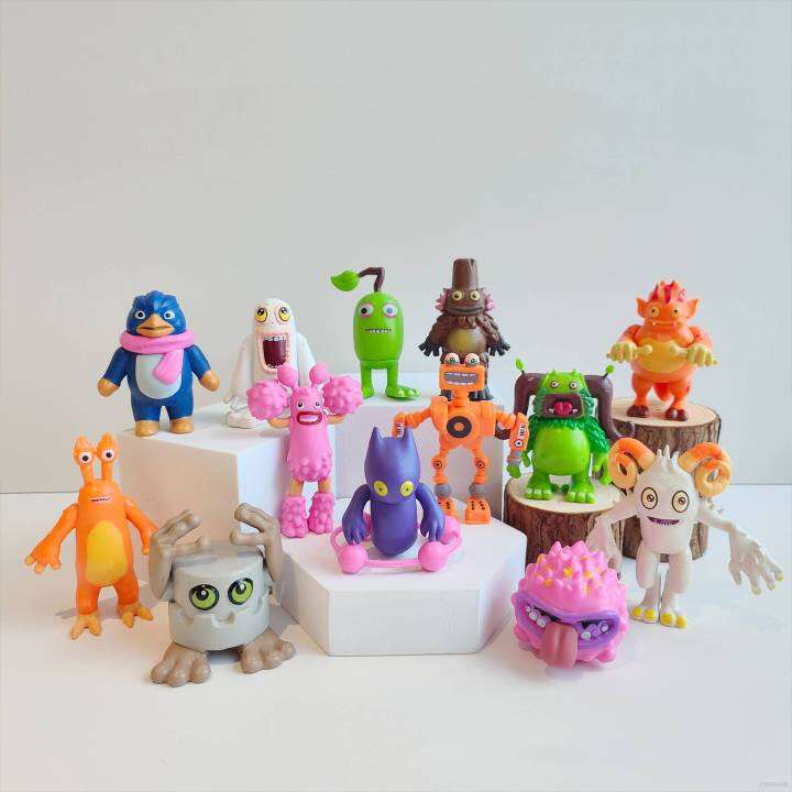 HZ 13pcs My Singing Monsters Action Figure Ghazt Noggin Mammott Pango ...