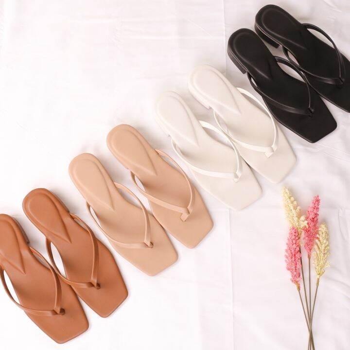 Barefoot.MNL Wynn Plain Blockheels 1 inch Heels | Lazada PH