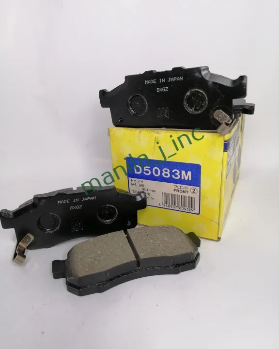 BRAKE PAD FRONT HONDA MULTICAB(3CYL) D5083M MK KASHIYAMA MADE IN JAPAN ...