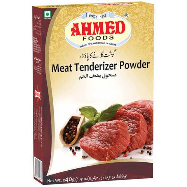 AHMED MEAT TENDERIZER POWDER spice 40gm | Lazada