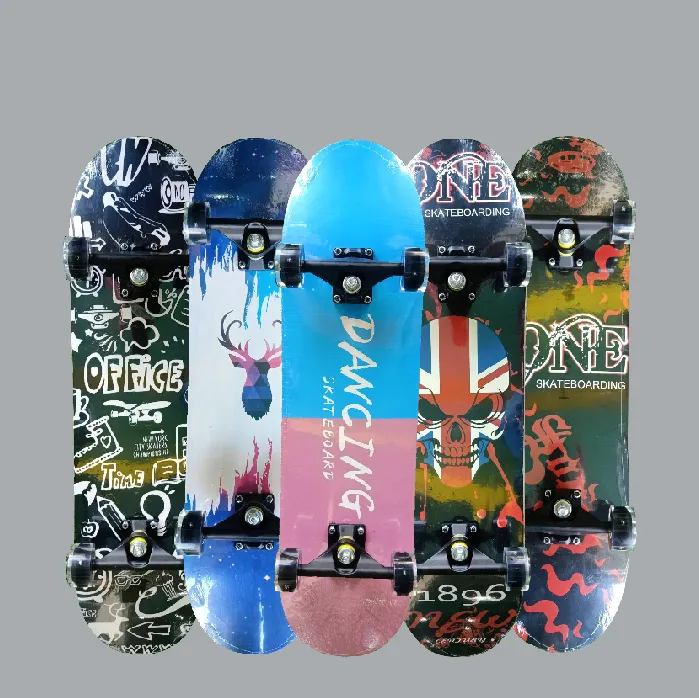 NEW!!! ล้อมีไฟ 😎skateboard😎 สเก็ตบอร์ด 80x20 cm | Lazada.co.th
