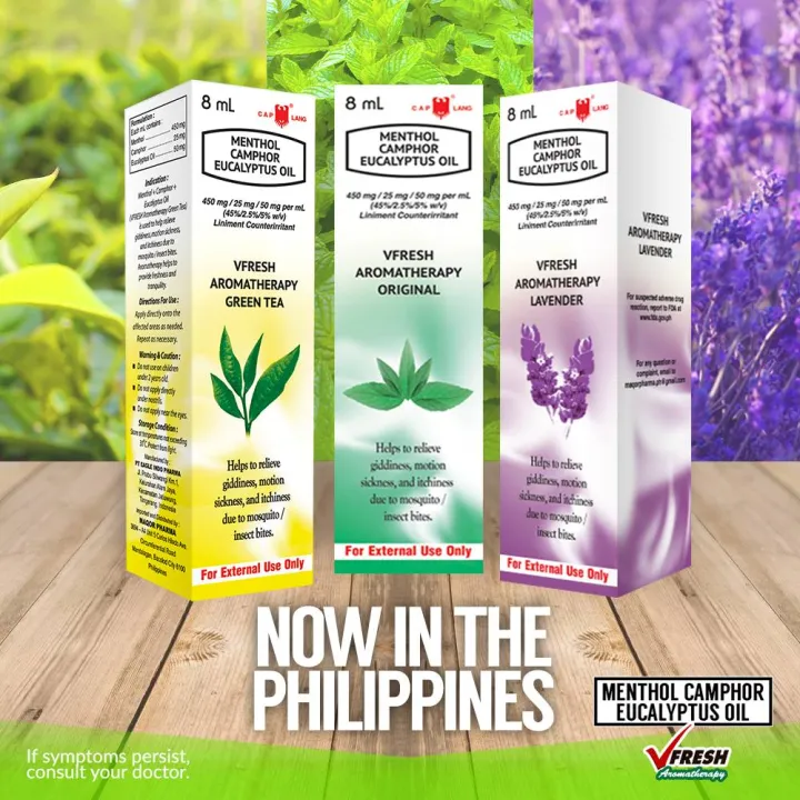 VFresh Aromatherapy - Original (Citrus), Green Tea, & Lavender | Lazada PH