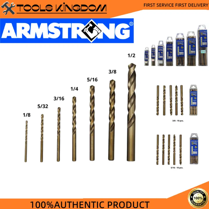 ARMSTRONG Twist bit set for metal SUPER SELECT IHT | Lazada PH