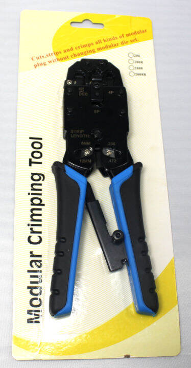 Crimping Tool HT-200r Cat5 Cat6 RJ45 Modular Pliers Crimping Tools ...