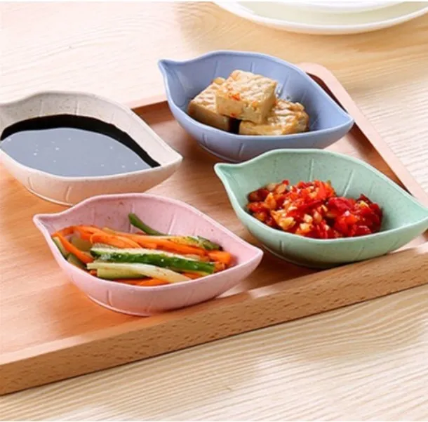 Leaf Saucer Sauce Saucer Small Snack Plate Home Leaf Shaped Kitchen ...