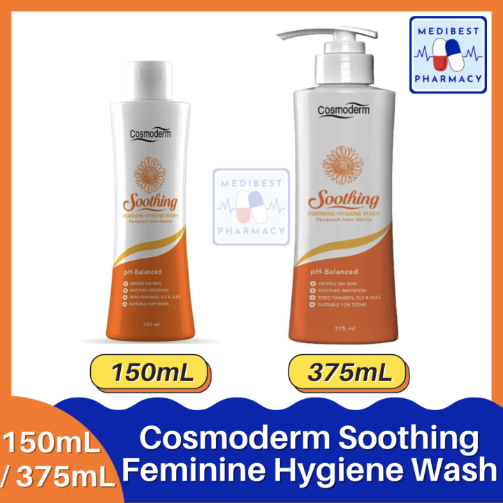 Cosmoderm Soothing Feminine Hygiene Wash -150mL / 375mL | Lazada