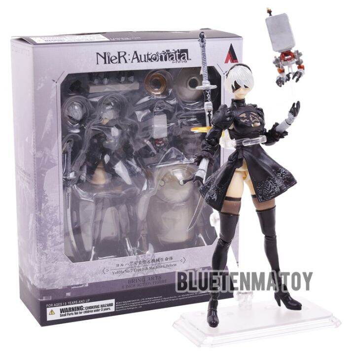 Nier Automata Yorha No.2 Type B 2B & Machine Lifeform PVC Action Figure ...