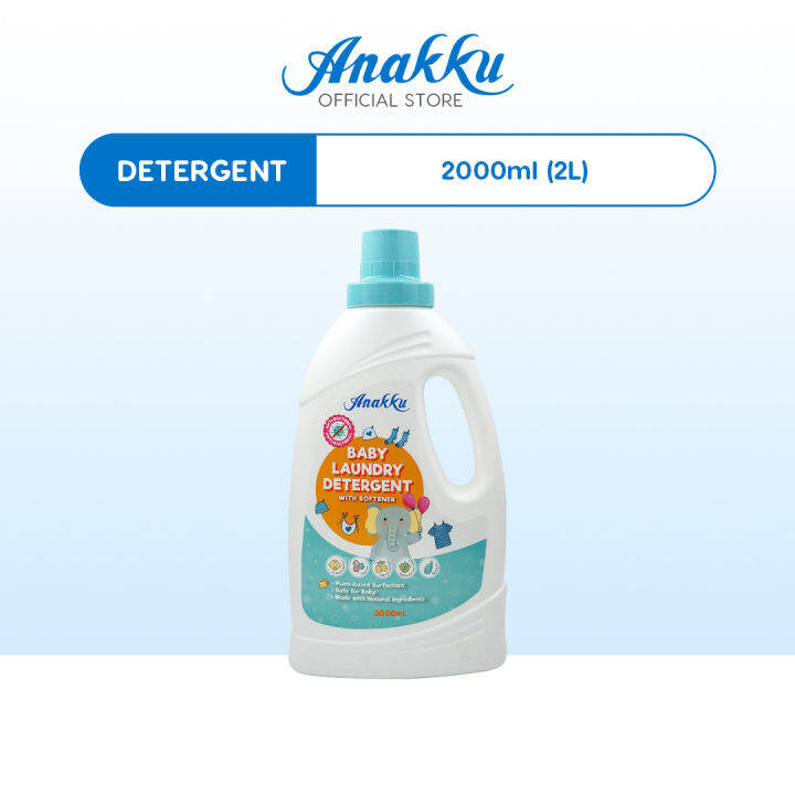 Anakku Baby Laundry Liquid Detergent With Softener (2L) 165-7200 | Lazada