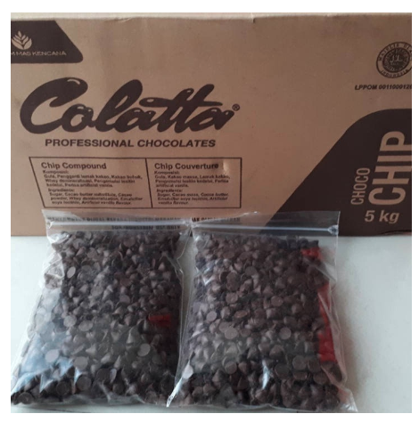 Colatta Chocochip Mini 100gr Compound Mini Choco Chip Collata Kerucut ...