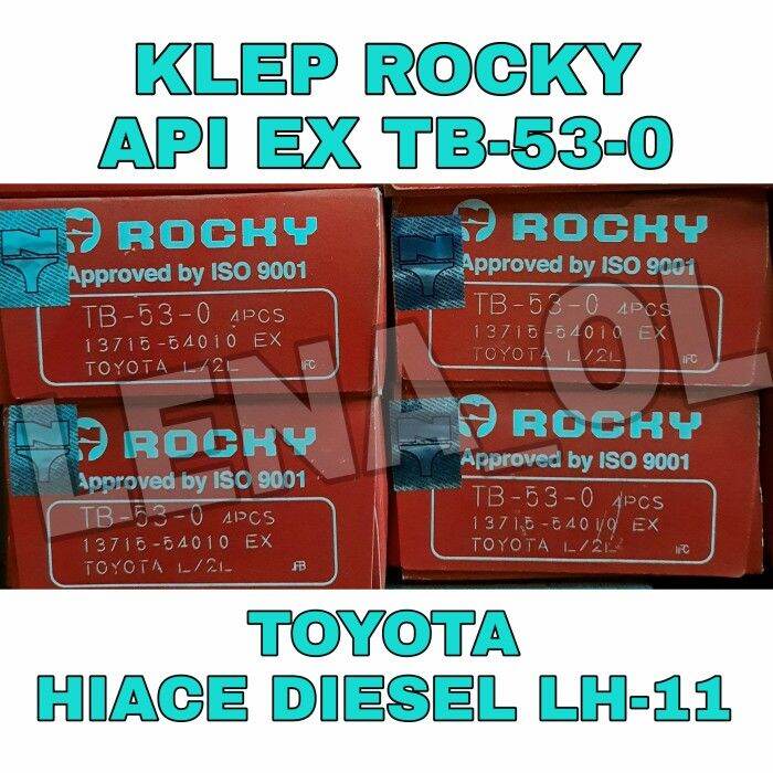 KLEP VALVE KLEP ROCKY TOYOTA HIACE DIESEL LH11 - EX TB-53 | Lazada Indonesia