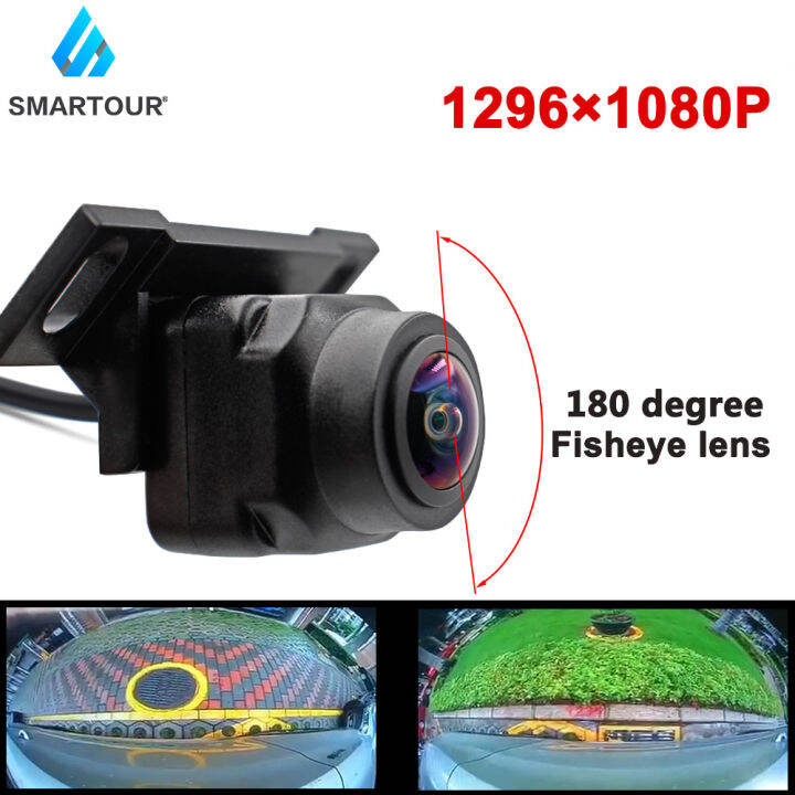 Smartour CCD 180 Degree Fisheye Lens Car Rear Side Front View Camera ...
