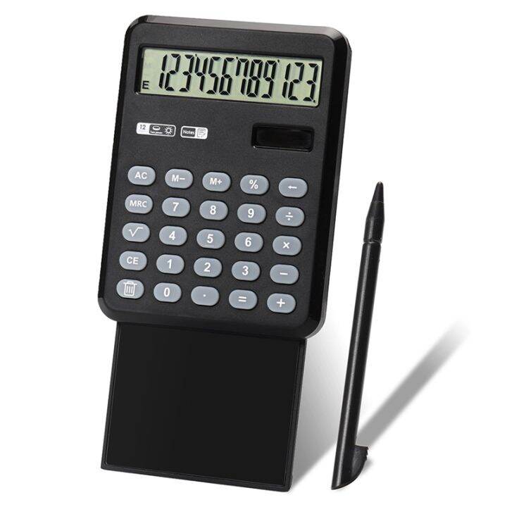 Handwriting Portable Basic Calculator with Writing Pad, 12 Digits ...