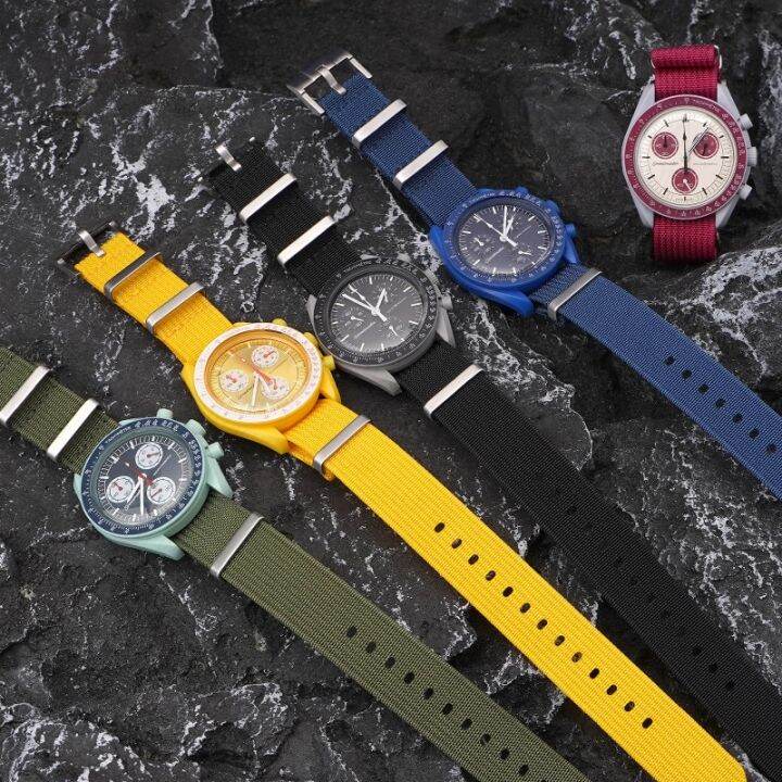 Watch Band for Omega X Swatch Co-branded Moonswatch Planet Series Strap ...