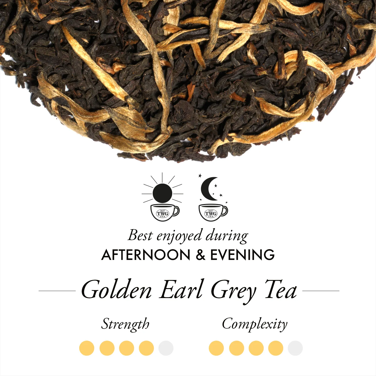 TWG Tea | Golden Earl Grey Tea | Black Tea Blend | Haute Couture Tea ...
