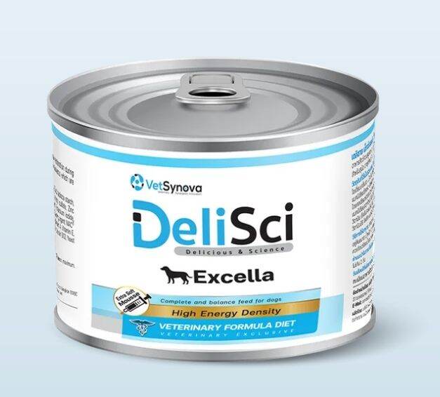 DeliSci: Excella for Cat&Dogs อาหารฟื้นฟูสําหรับสัตว์ป่วย ขาดสารอาหาร ...