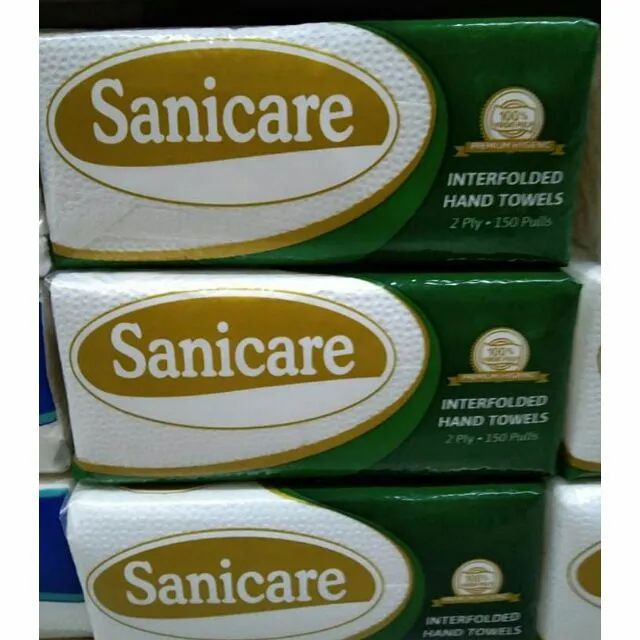 Sanicare Interfolded 2 ply tissue 150pulls | Lazada PH