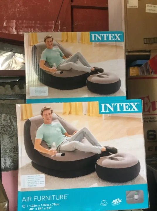 INTEX® 68564 Ultra Lounge (Chair & Ottoman) (40 x 54 x 31 in) | Lazada PH