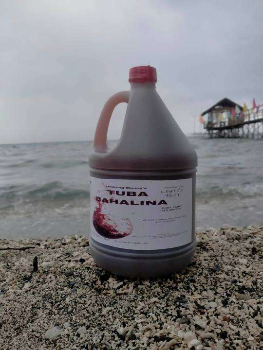100% Pure Organic Tuba Bahalina (Coconut Wine) - 3.78 Liters From Leyte ...