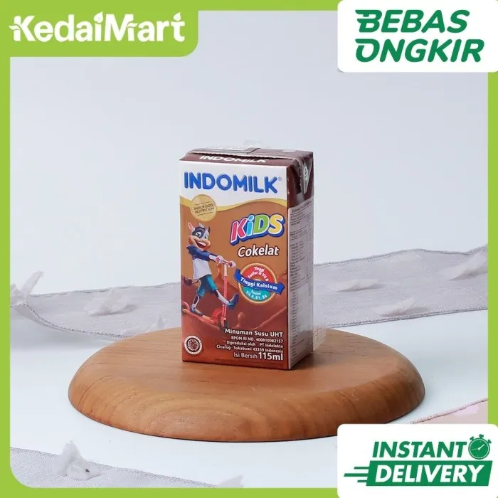 Indomilk UHT Kids Cokelat 115 ml / Susu Coklat Segar / Susu Anak ...