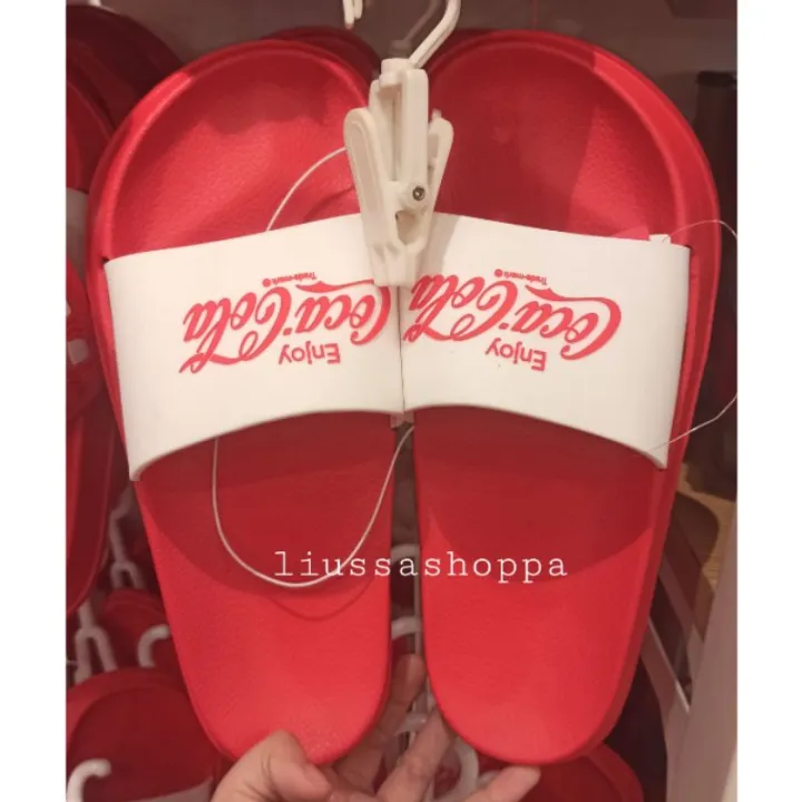 Miniso Sendal - Coca Cola Fashion Slippers | Lazada.co.th